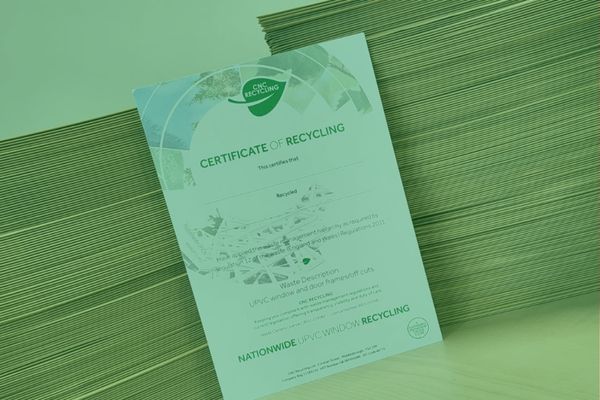 2022 Recycling Certificates Delivered to Customers